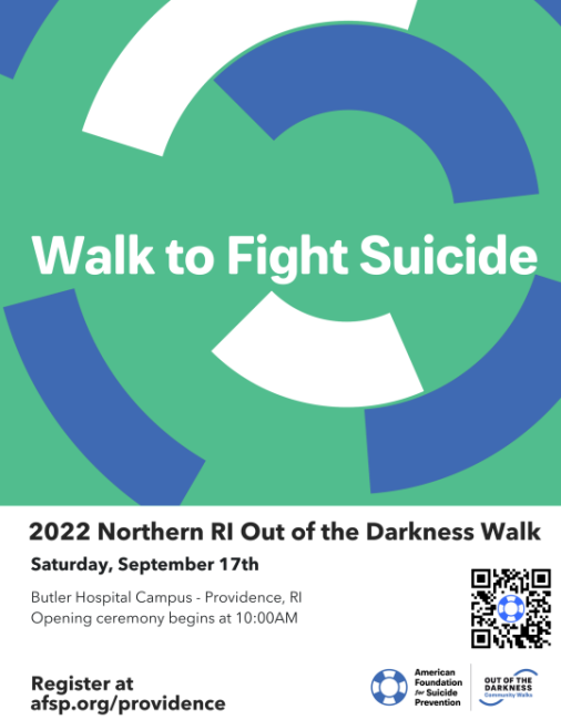 American Foundation for Suicide Prevention : Suicide Prevention Walk | Rhode Island -Office of ...